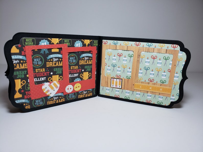 School Mini Album, School Days Mini Album, School Days Scrapbook ...