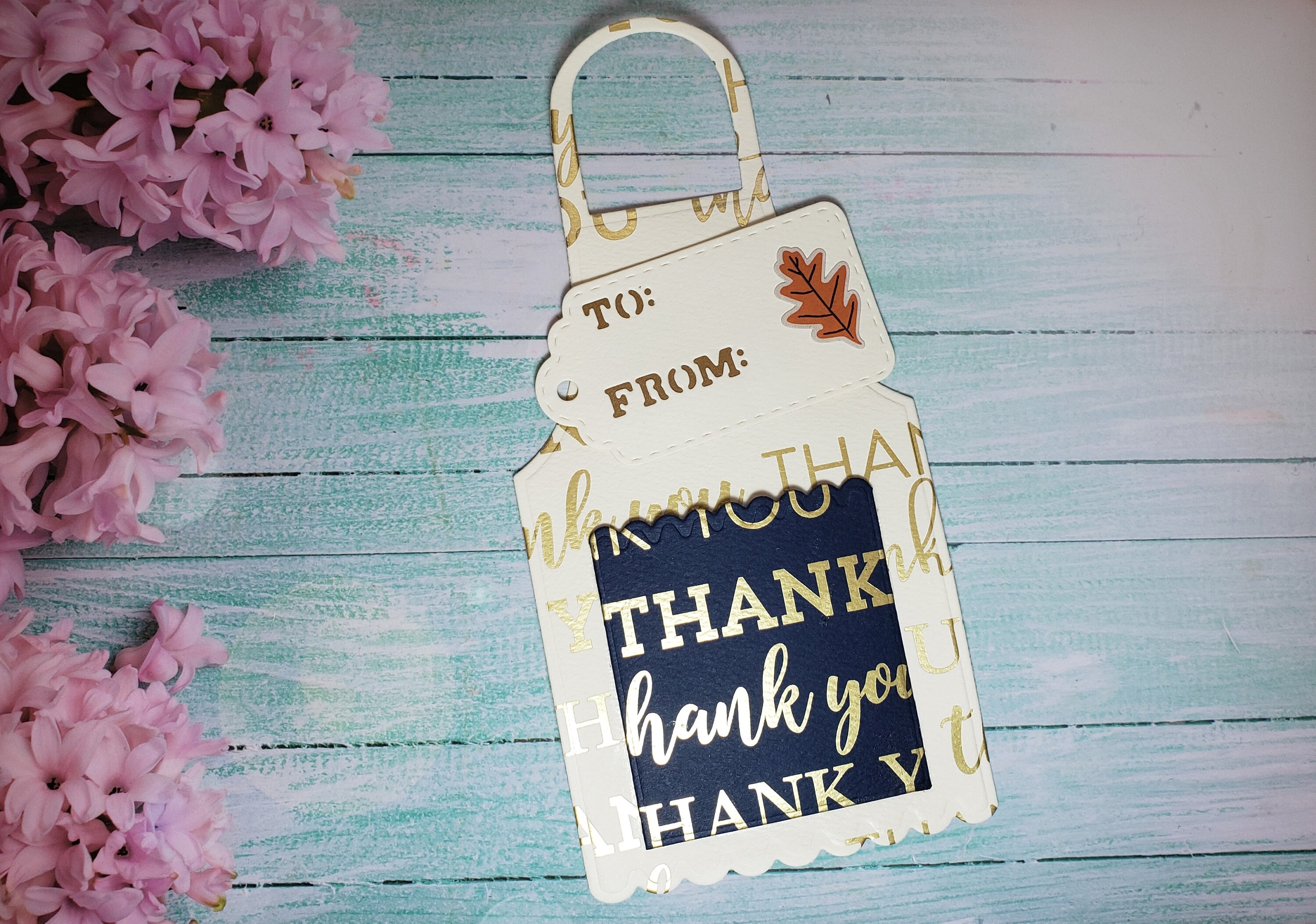 Thank You Gift Card Holder, Apron Gift Card Holder, Thanksgiving Gift ...