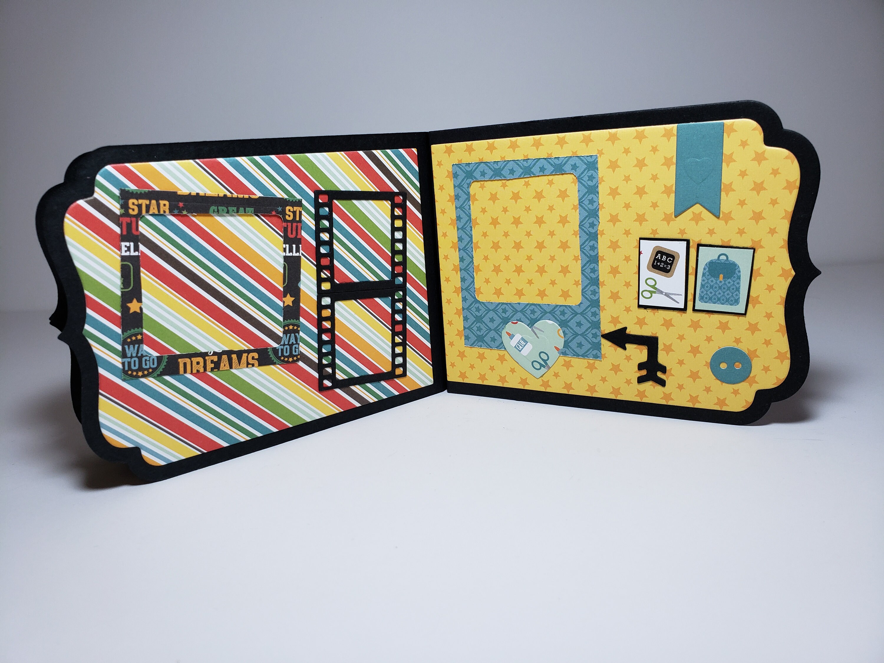 School Mini Album, School Days Mini Album, School Days Scrapbook ...