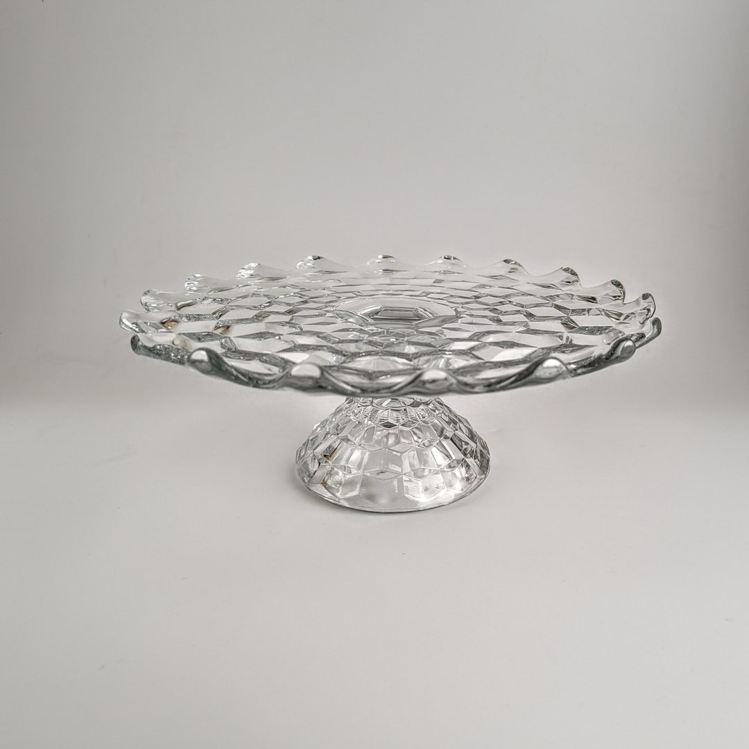 Fostoria American New Round Cake Stand Vintage 1970s - Etsy