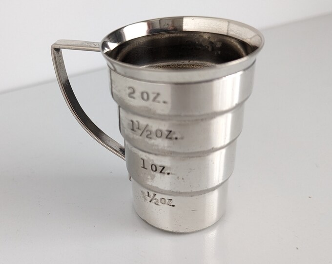 Napier Stepped Jigger, Authentic Vintage 1930s Art Deco Barware the ...