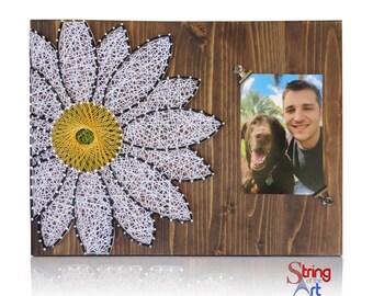 Daisy String Art Kit DIY String Art Picture Frame Adult - Etsy