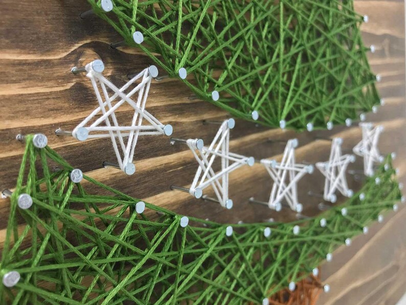 Christmas Tree String Art Kit - All Supplies Included, Craft Your ...