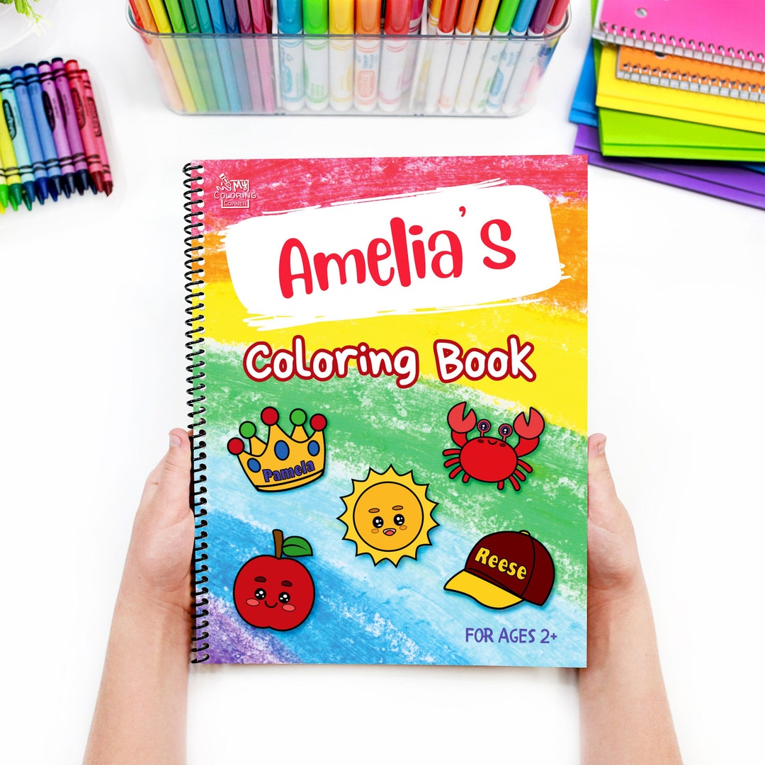 Personalized Coloring Book - Young Children's Coloring Book! Custom ...