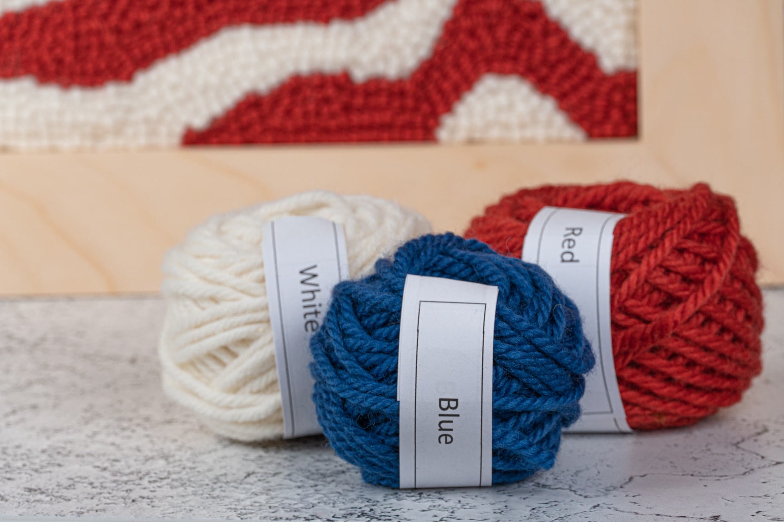 American Flag Punch Needle Kit DIY Kit Includes All Crafting | Etsy