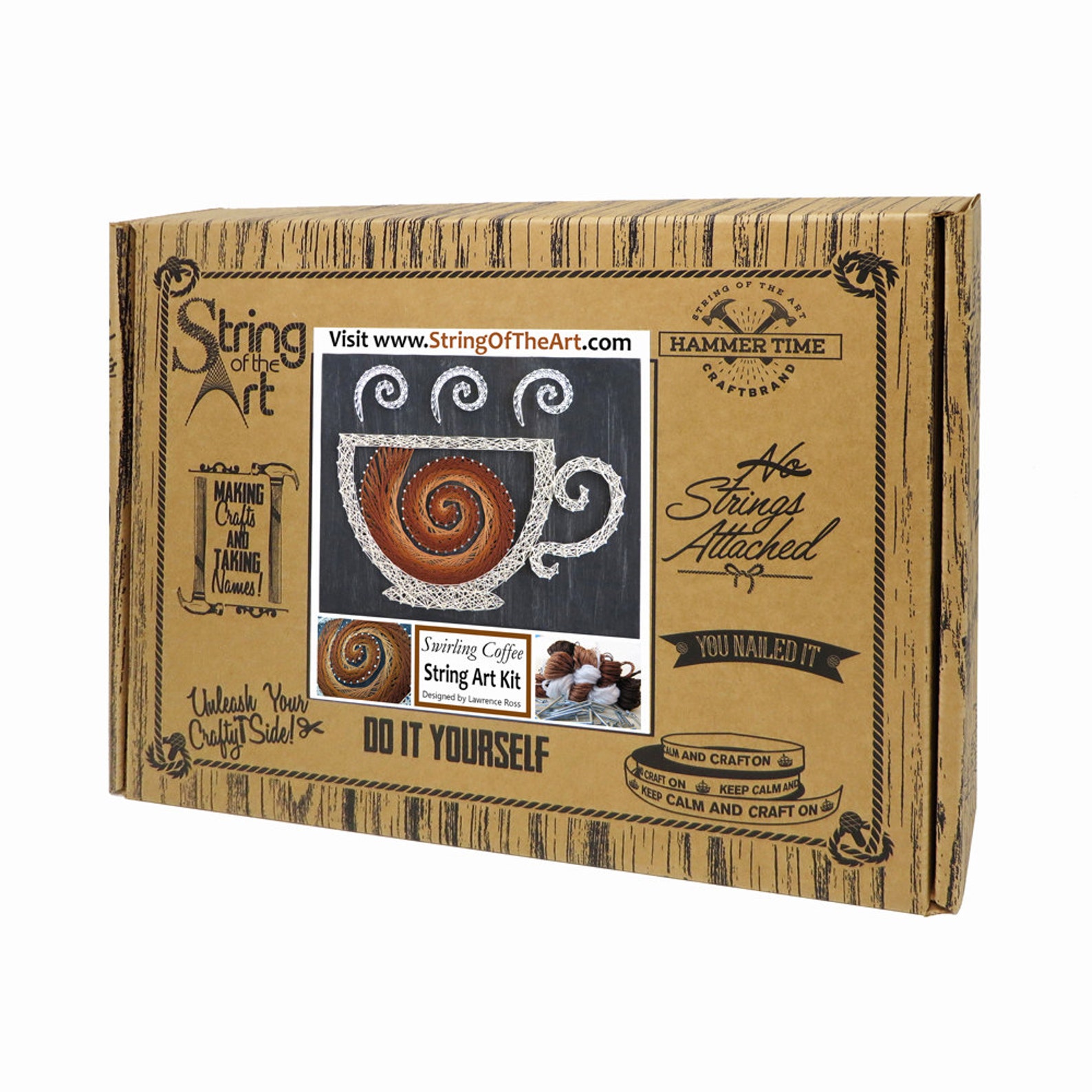 Coffee String Art Kit DIY Kit Includes All Craft Supplies - Etsy