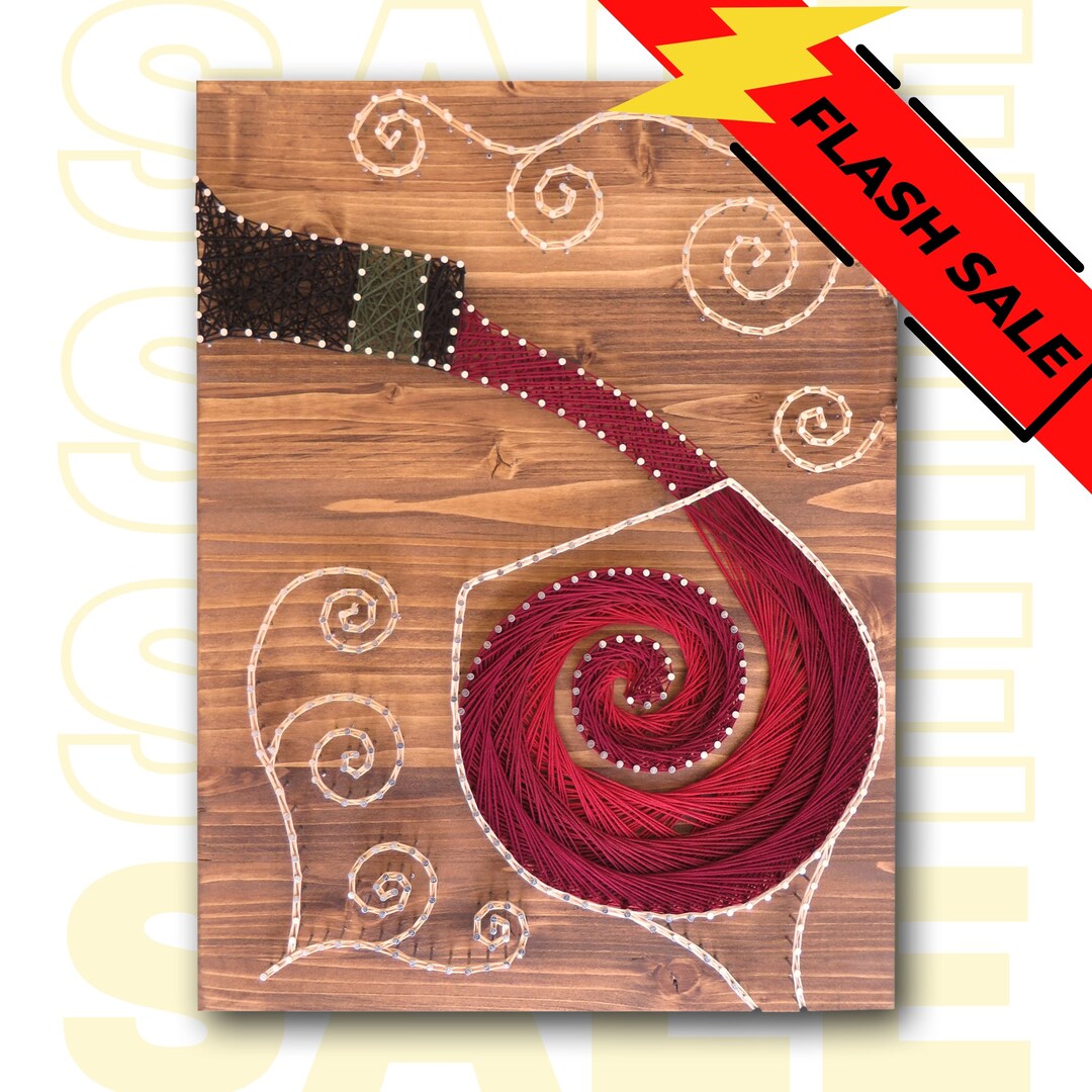 Wine String Art Kit: This All-in-one DIY Craft Kit for Wine Lovers is ...