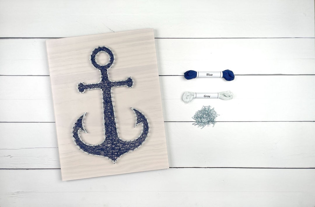 Anchor String Art Kit DIY Kit Includes All Craft Supplies - Etsy