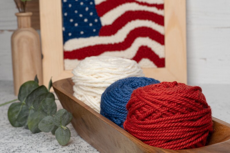 American Flag Punch Needle Kit DIY Kit Includes All Crafting | Etsy