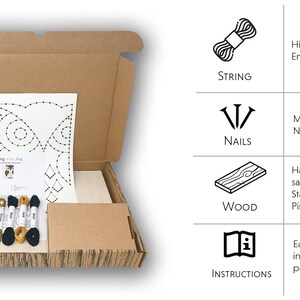 Owl String Art Kit - Adult Crafts Kit Includes All Supplies, Owl Home ...