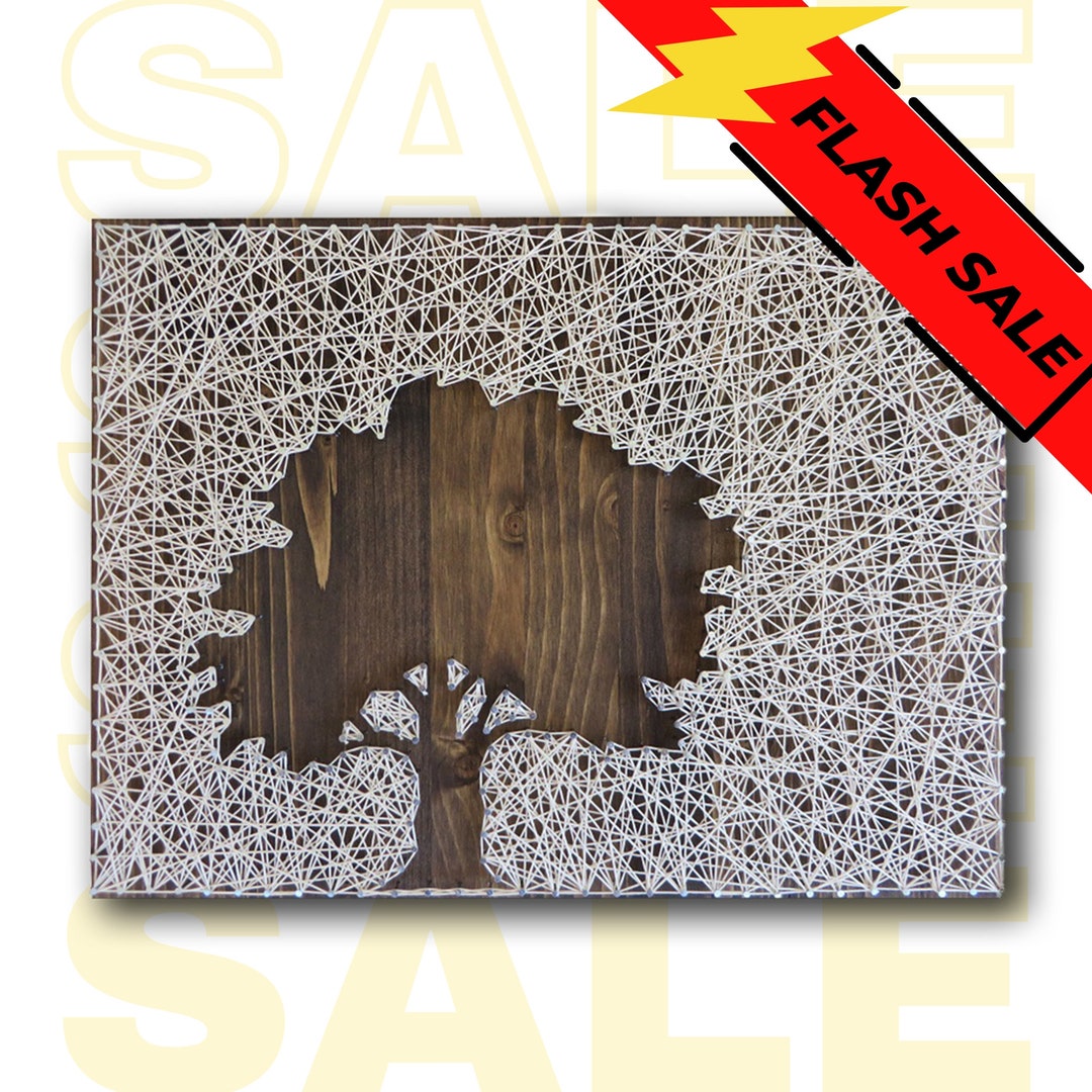 Oak Tree String Art Kit DIY Kit Includes All Supplies Crafts Kit for ...