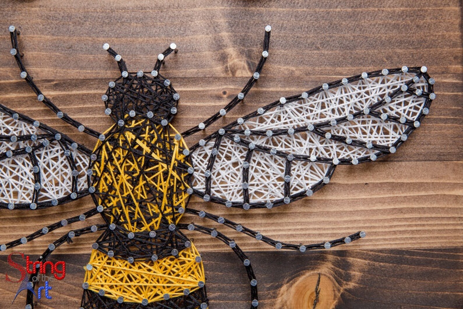 Queen Bee String Art Kit Bee String Art DIY Kit Crafts - Etsy