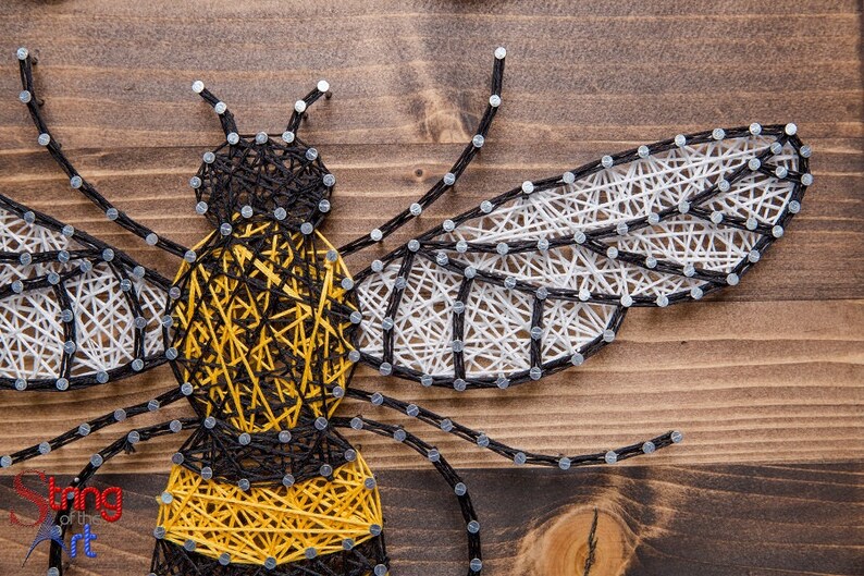 Queen Bee String Art Kit Bee String Art DIY Kit Crafts - Etsy