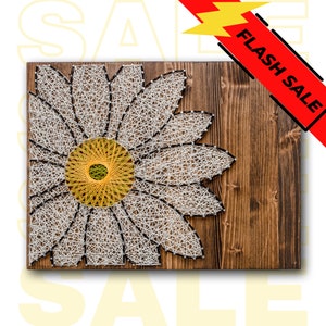 Daisy String Art Kit Adult DIY Kit Includes All Crafting Supplies ...