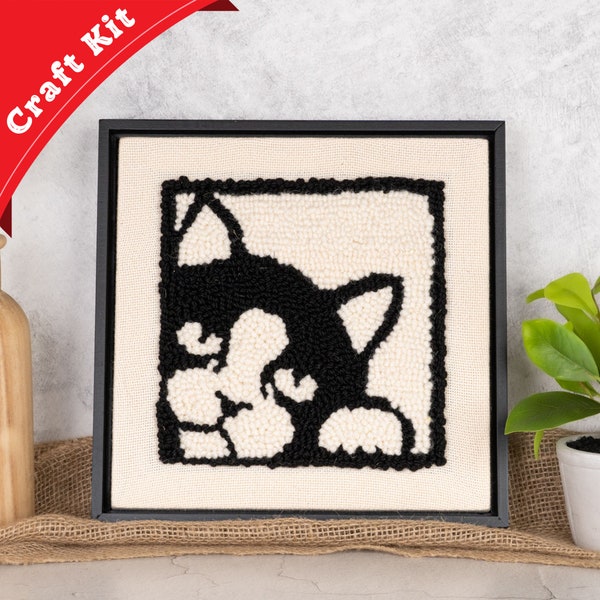 Punch Needle Cat - Etsy