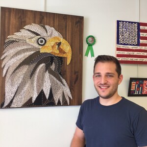American Eagle String Art Made to Order Finished String Art, Americana ...