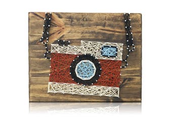 Camera String Art | Etsy