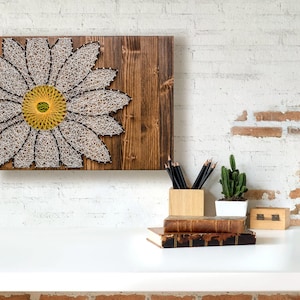 Daisy String Art Kit - Adult DIY Kit Includes All Crafting Supplies ...