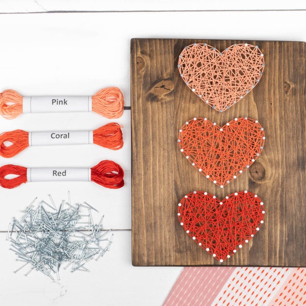 Heart String Art - Etsy