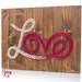 Red and White Love String Art Kit DIY String Art Love Sign - Etsy India