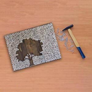 Oak Tree String Art Kit DIY Kit Includes All Supplies Crafts Kit for ...