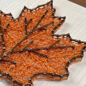 Fall Leaves String Art Kit - Set of 3 DIY Adult Crafting Kits - Craft ...