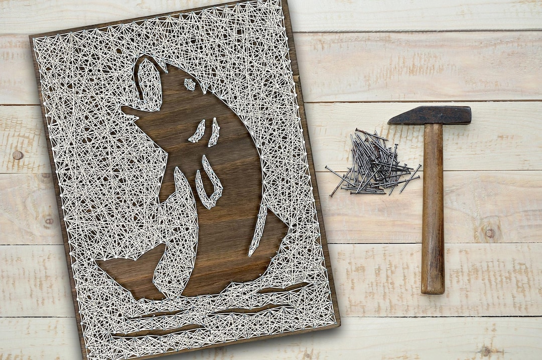 Fish String Art Kit DIY Arts and Craft Kit for Adults All - Etsy