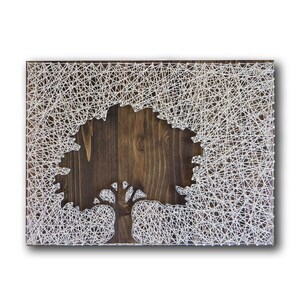 Oak Tree String Art Kit DIY Kit Includes All Supplies - Etsy