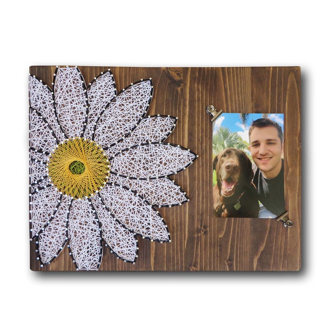 Daisy String Art Kit DIY String Art Picture Frame Craft Kit - Etsy