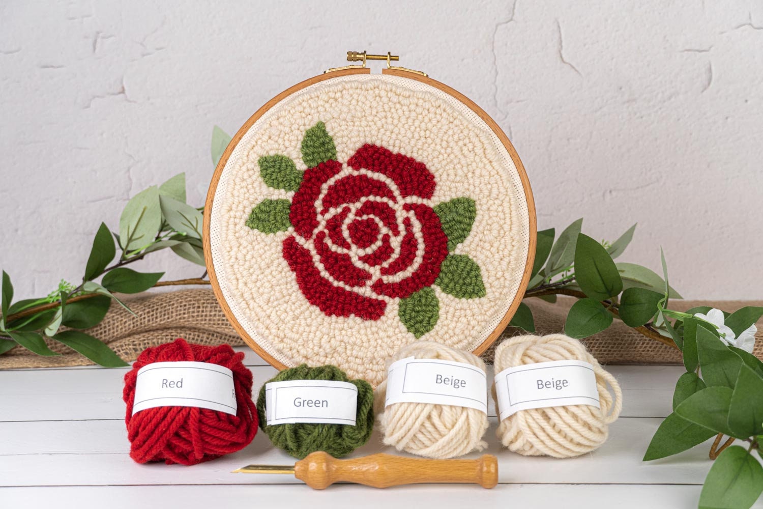 Rose Mini Punch Needle Kit DIY Crafting Kit Adult Arts and - Etsy