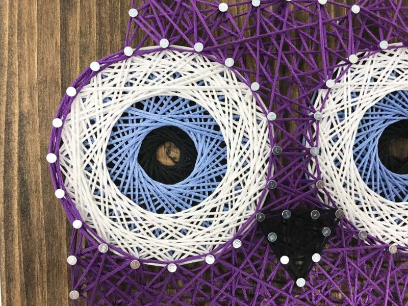 DIY Mini String Art Kit - Owl String Art Kit, Crafting Supplies ...