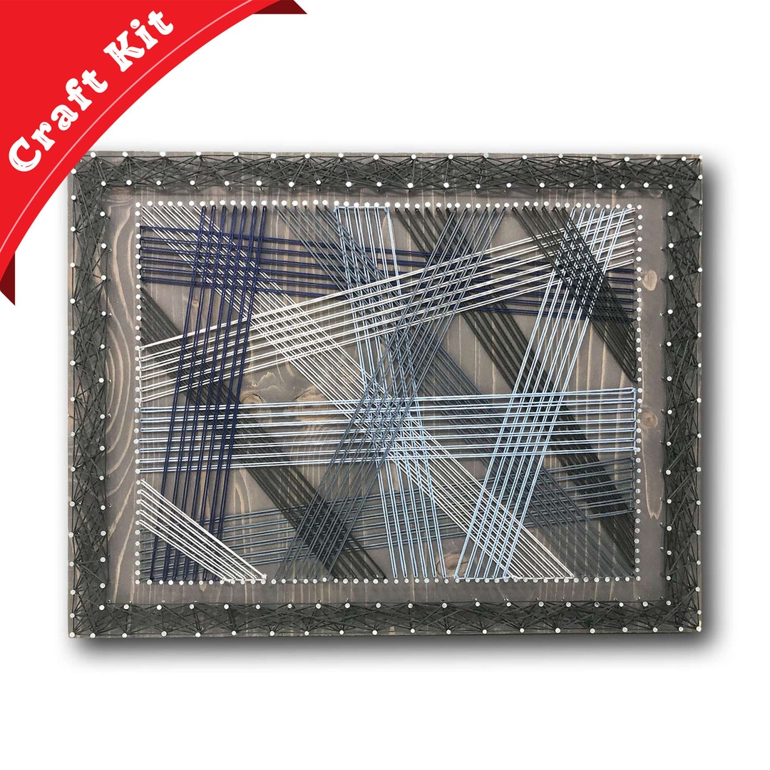 Abstract String Art Kit - DIY String Art Kit, Crafting Kit for Adults ...