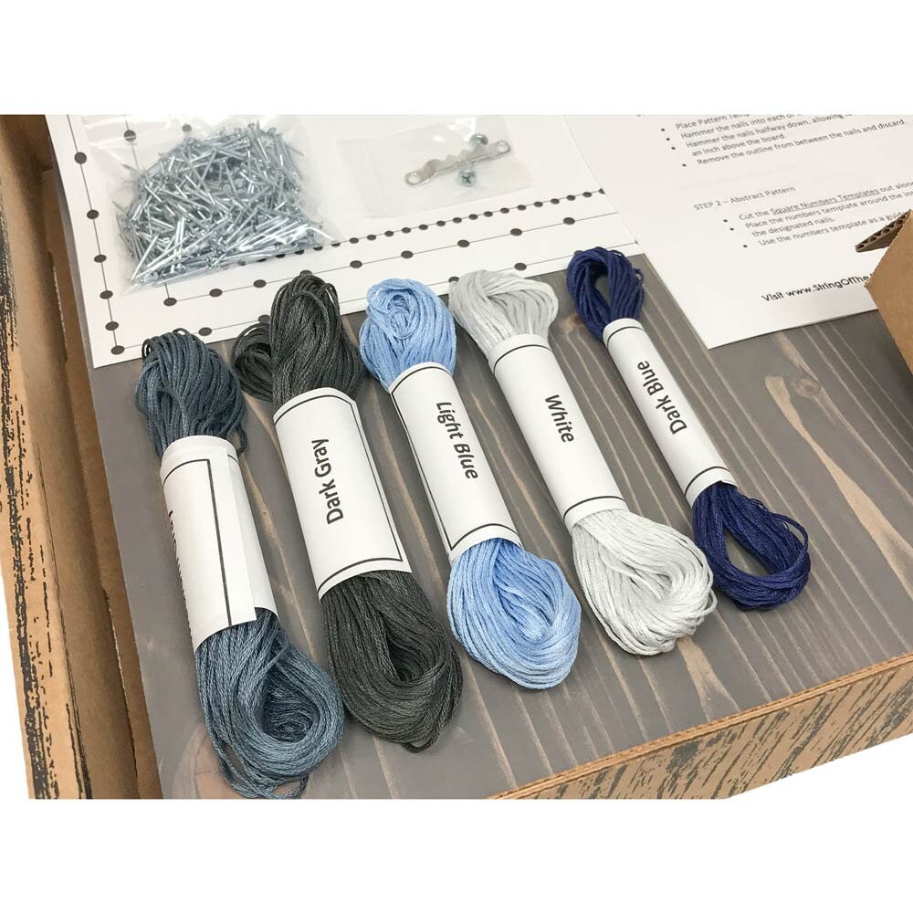 Abstract String Art Kit - DIY String Art Kit, Crafting Kit for Adults ...