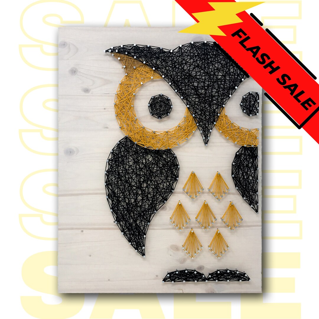 Owl String Art Kit Adult Crafts Kit Includes All Supplies - Etsy
