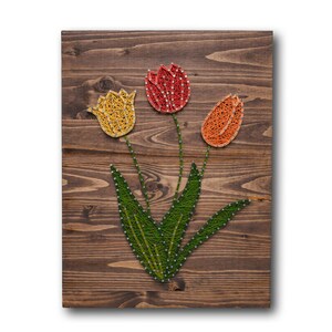 String Art DIY Kit Tulips String Art Crafts Kit DIY Crafts - Etsy