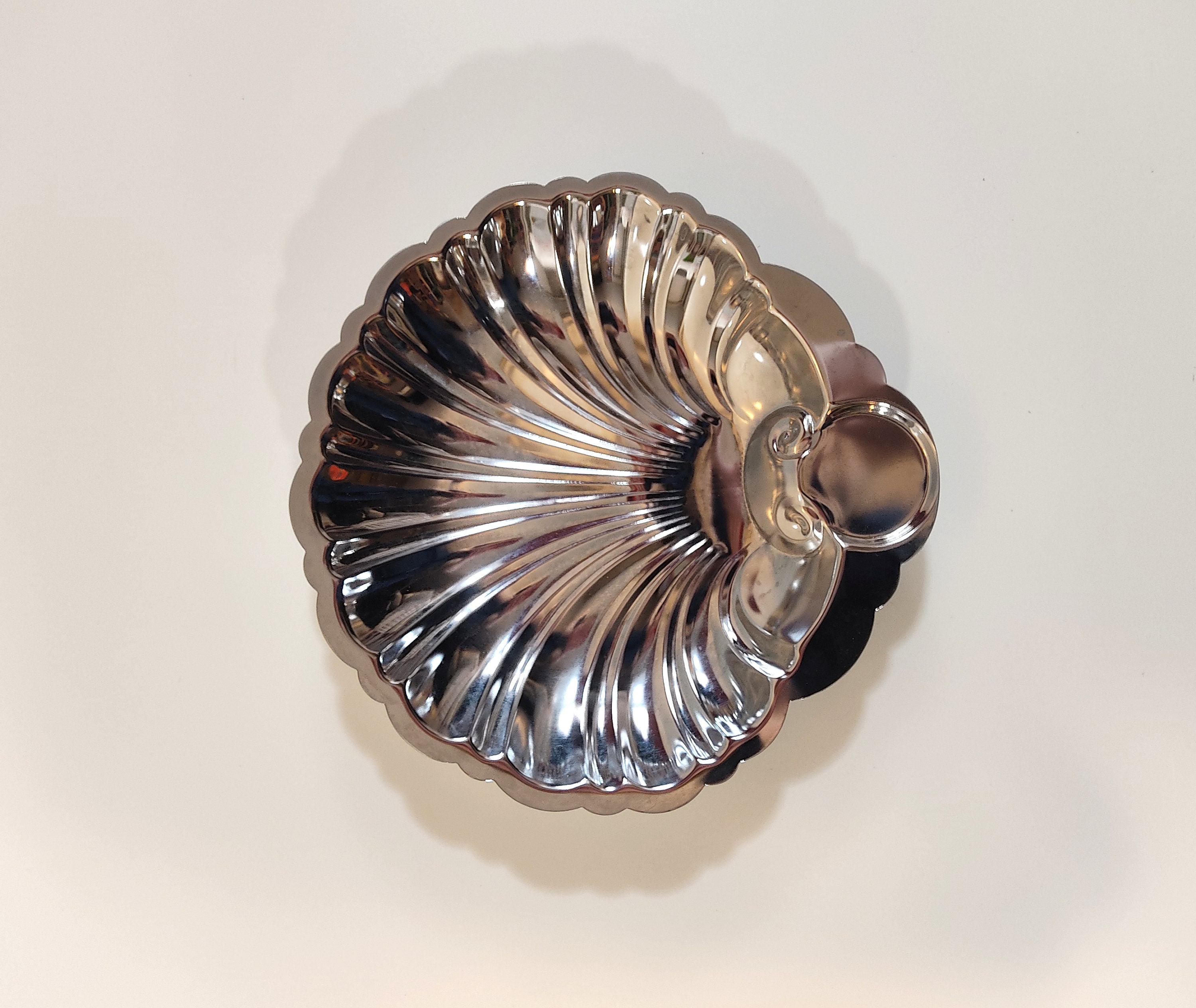 Vintage Shell Serving Tray by Shelton Ware NYC Fair Condition Chrome ...