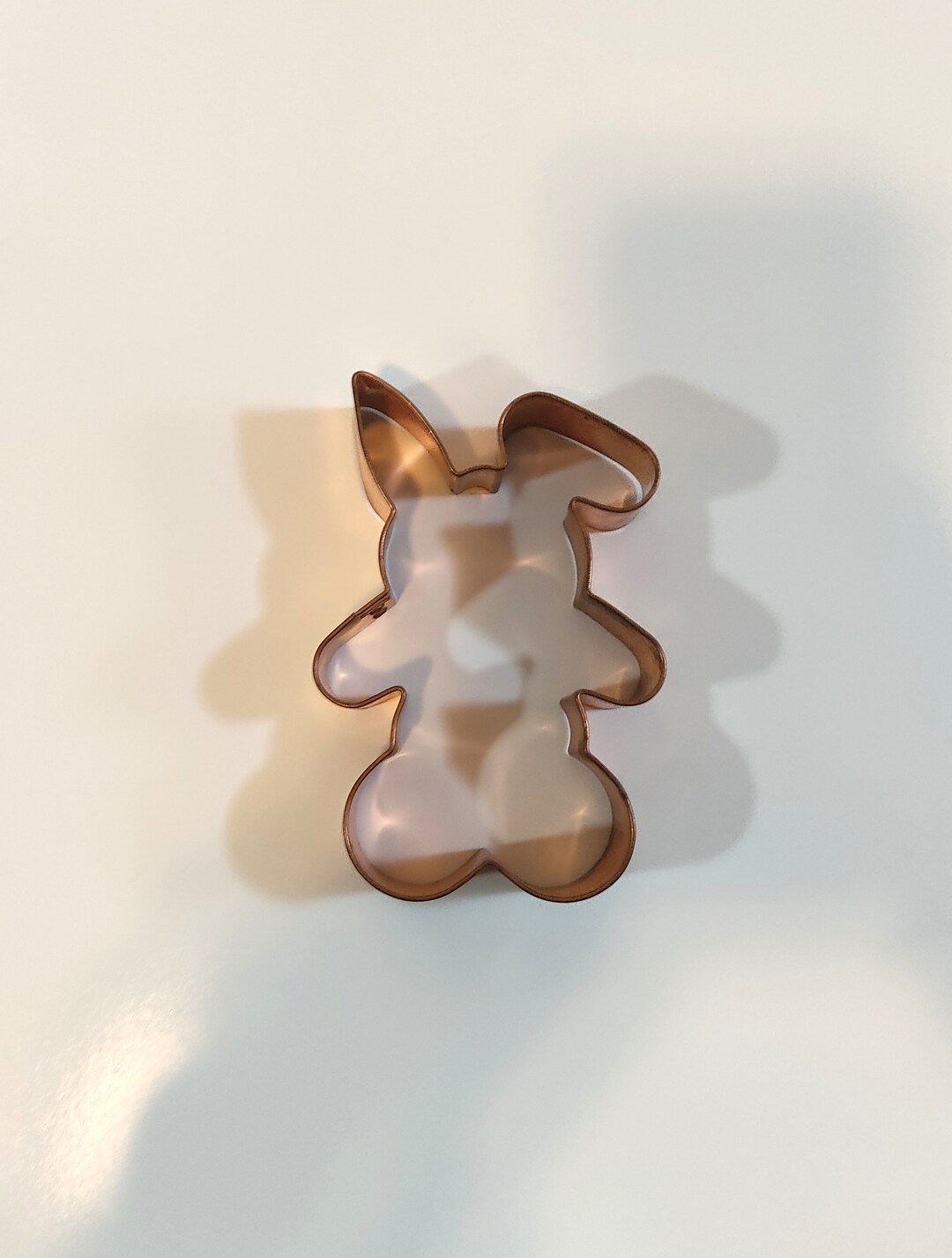 Vintage Copper Large Bunny Cookie Cutter Large Rabbit Cookie Cutter ...