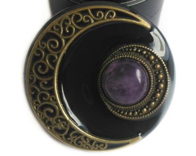 Mini Amethyst Triple Moon Grinder Aluminium Herb Tobacco Grinder ...