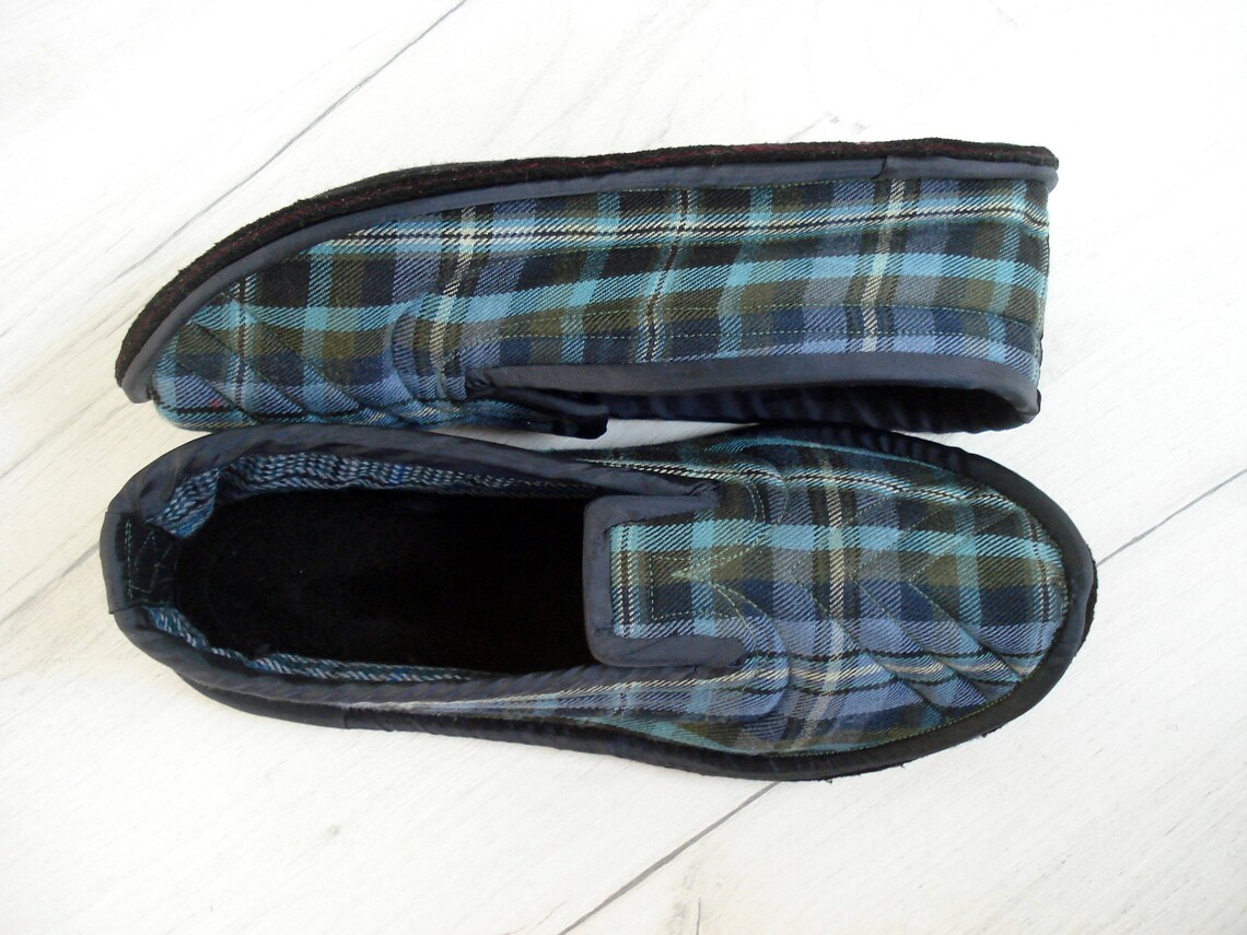 Blue Wool House Slippers Wool Shoes Women Womens Slippers | Etsy
