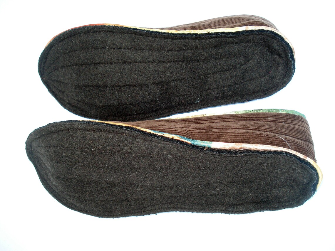 Velvet Slippers for Men House Slippers Men Soft Sole Shoes - Etsy