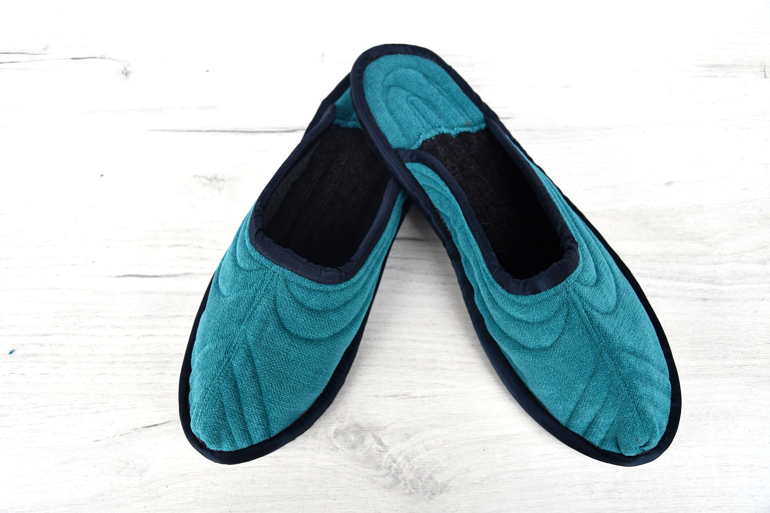 Velvet House Slippers for Men Men Slippers Men Home | Etsy