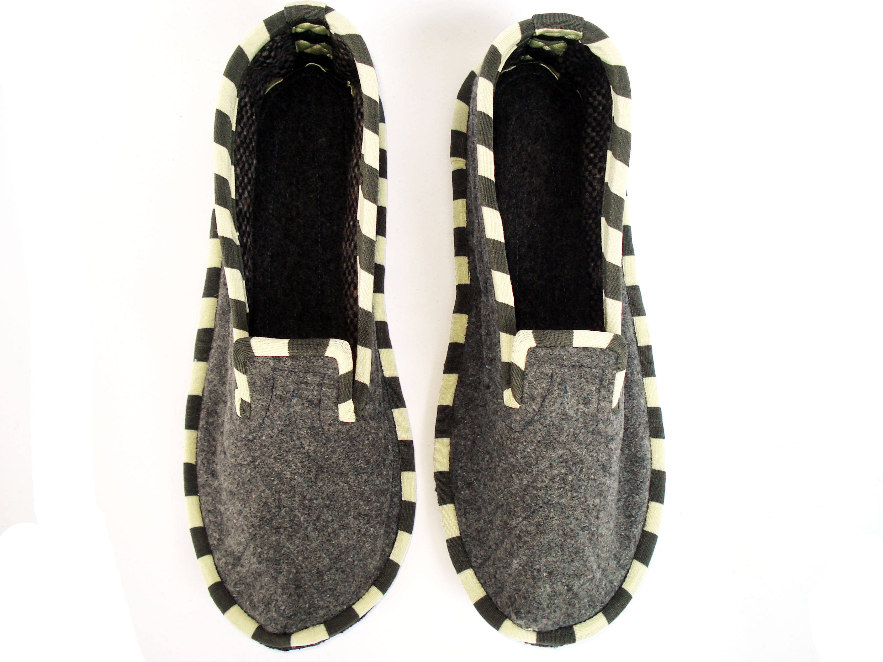 Wool Mens House Slippers, Comfy Home Shoes, Warm Wool Shoes Men ...