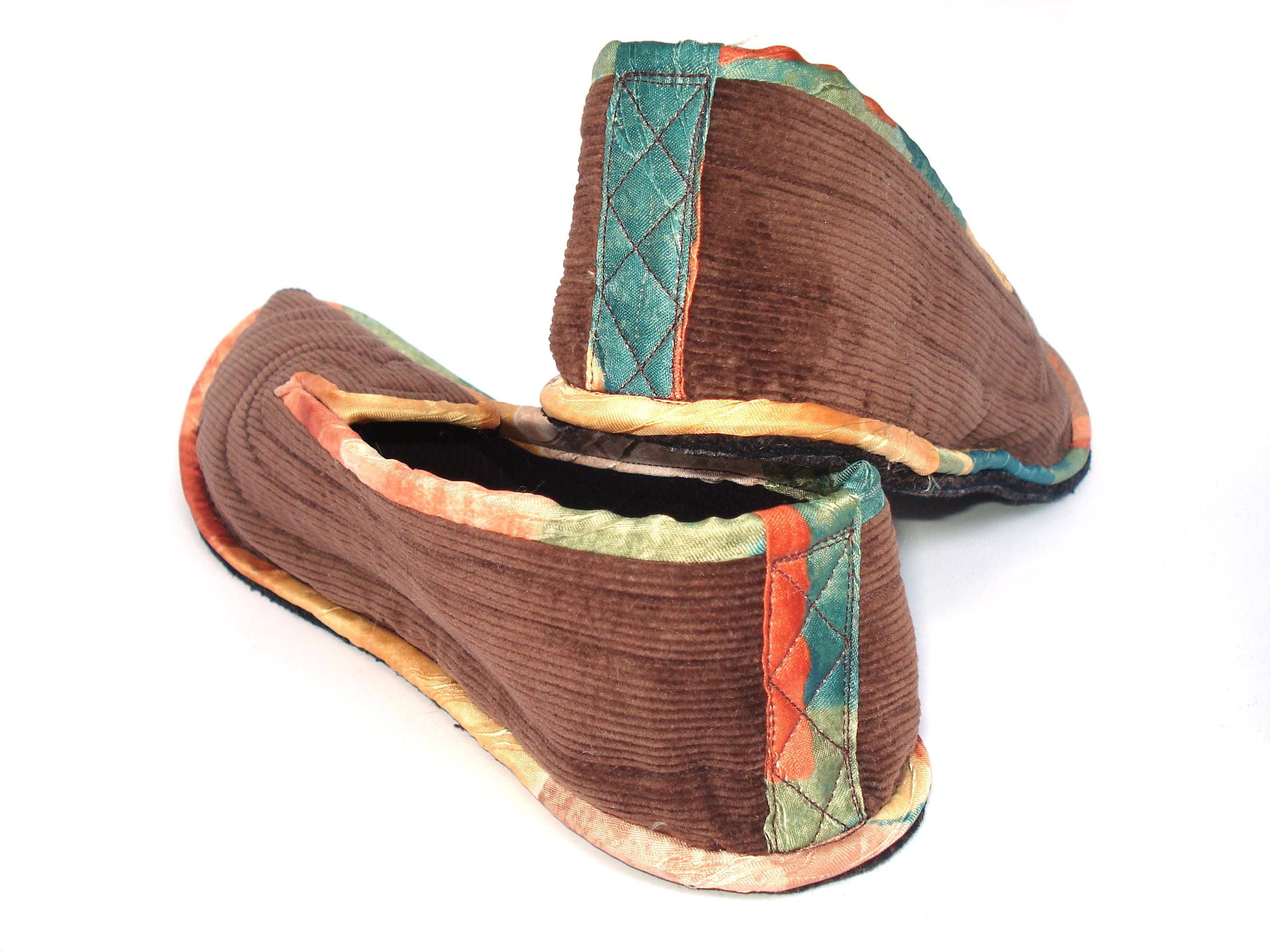 Velvet Slippers for Men House Slippers Men Soft Sole Shoes - Etsy