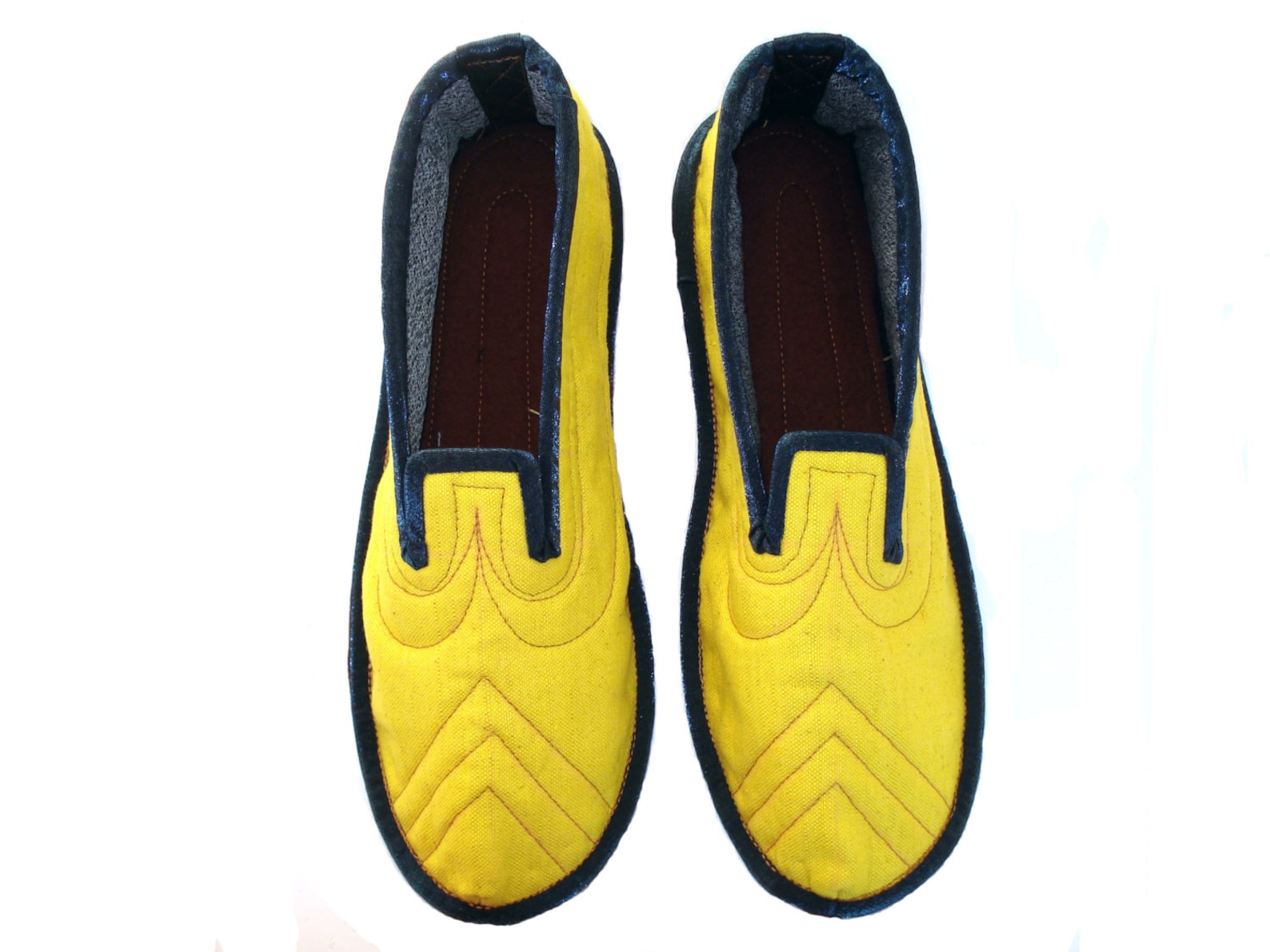 Yellow Womens House Slippers, Wool Slippers, Soft Sole Shoes, Wool ...