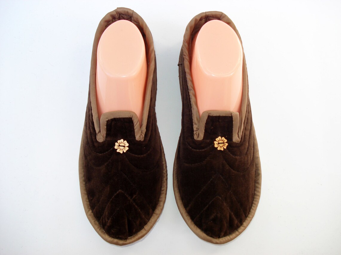 Velvet Slippers, Women House Slippers, Wool Slippers, Wool Shoes ...