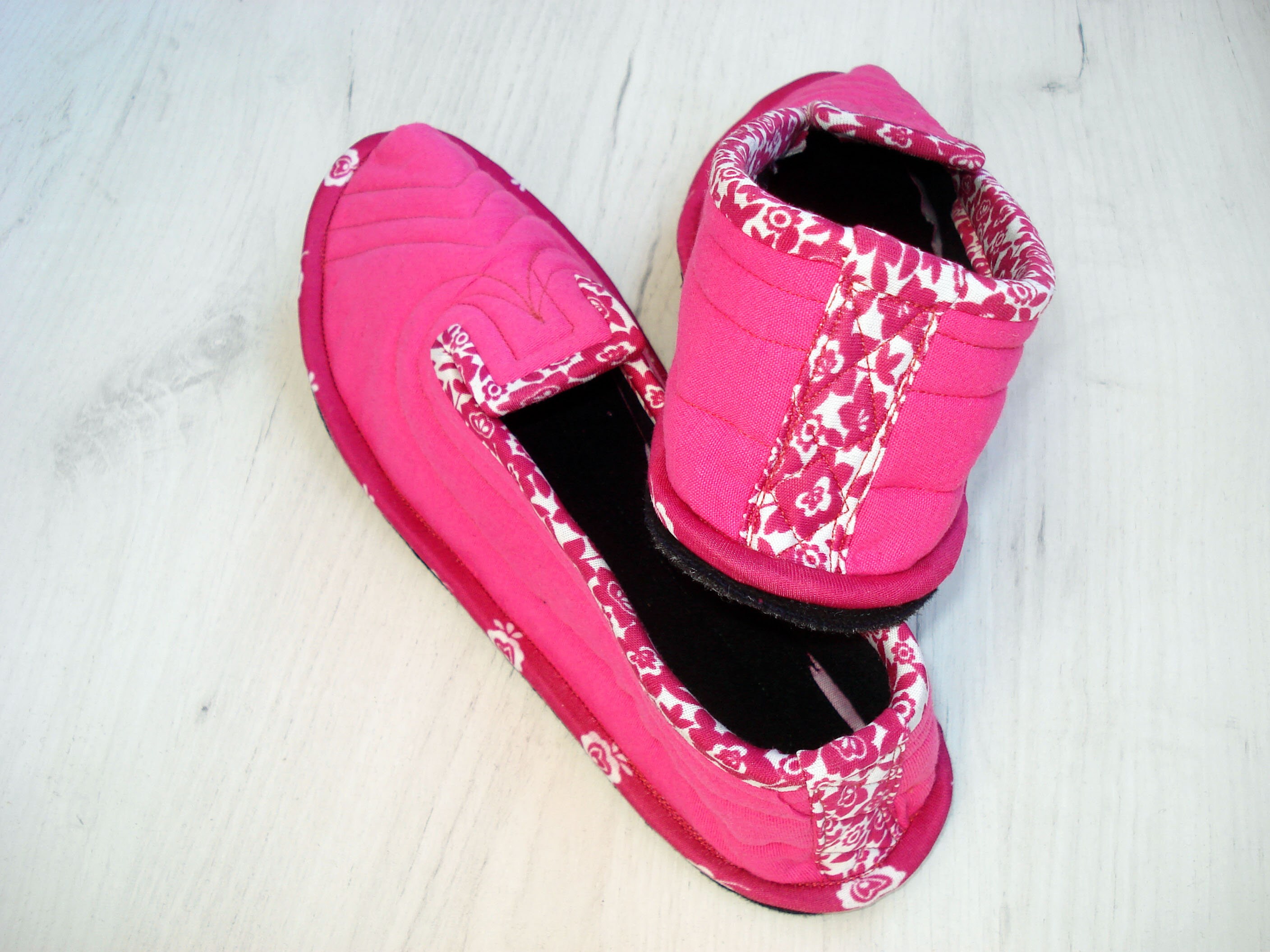 Pink Womens House Slippers Wool Home Shoes Funny Slippers - Etsy