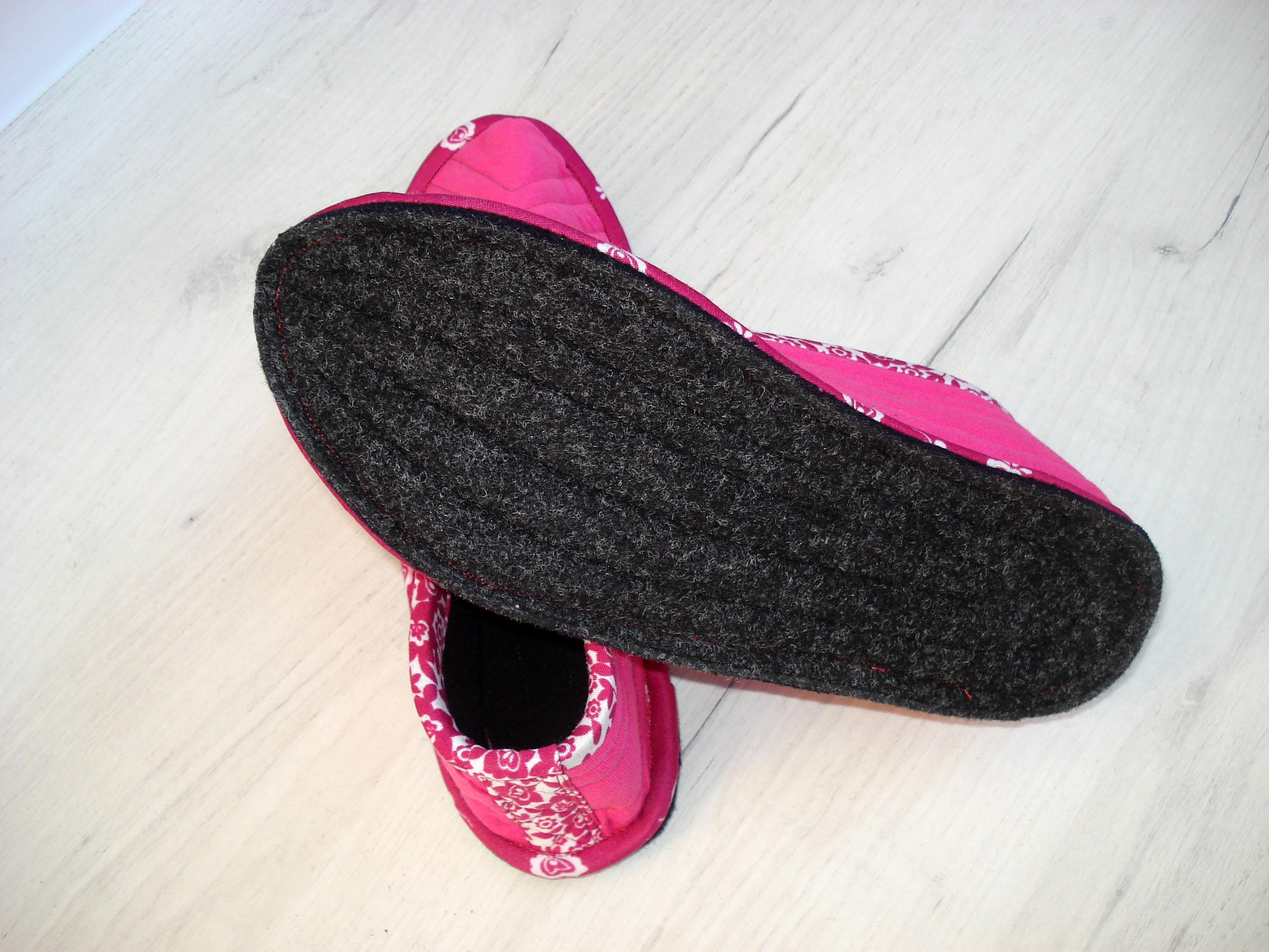 Pink Womens House Slippers Wool Home Shoes Funny Slippers - Etsy