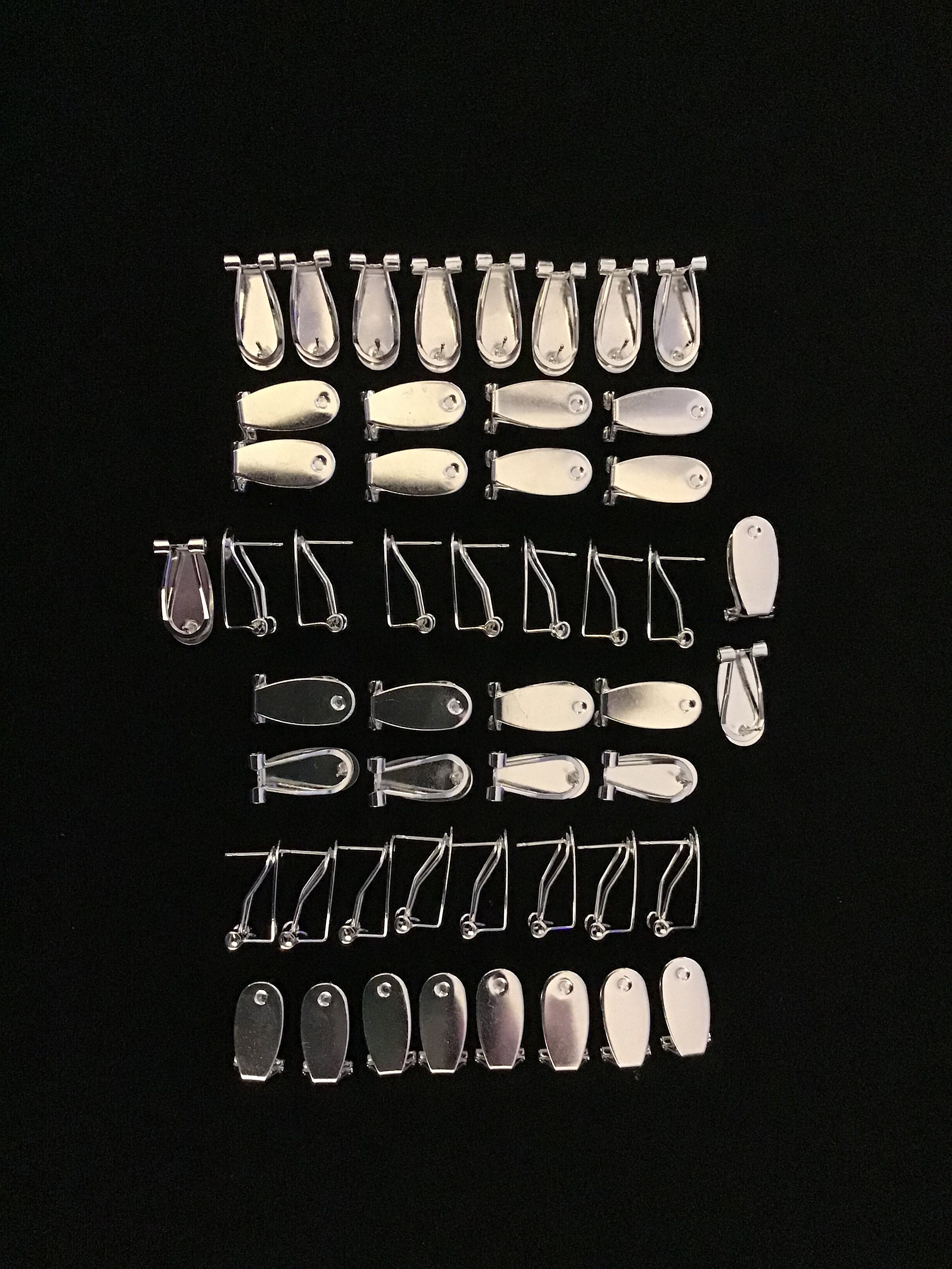 Fingernail Earring Post 25 Pairs 50 Pieces Total - Etsy