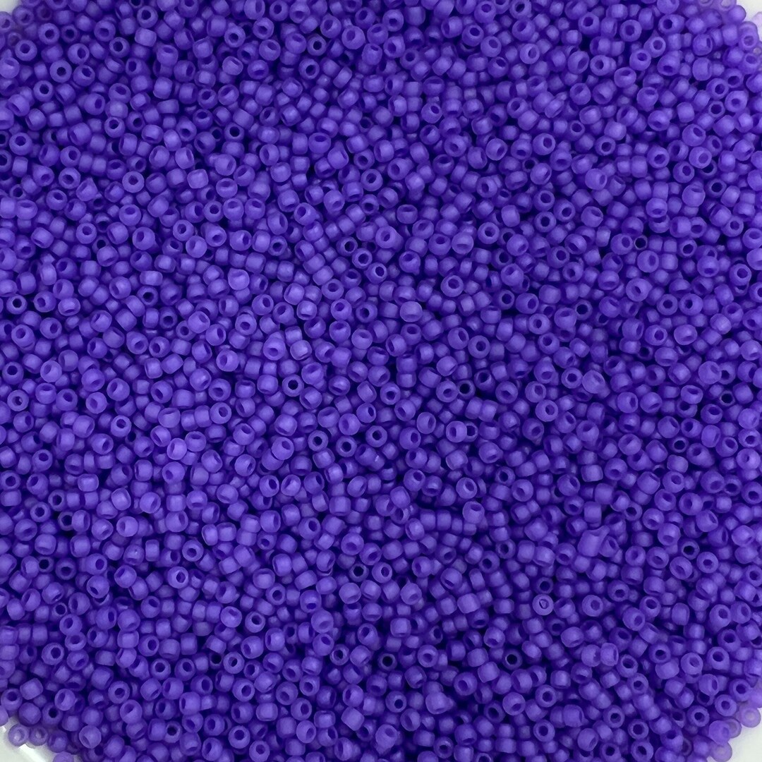 11/0 Luminous Neon 30g, Purple, Seed Beads Japanese, 6 Tube, 30 Grams ...