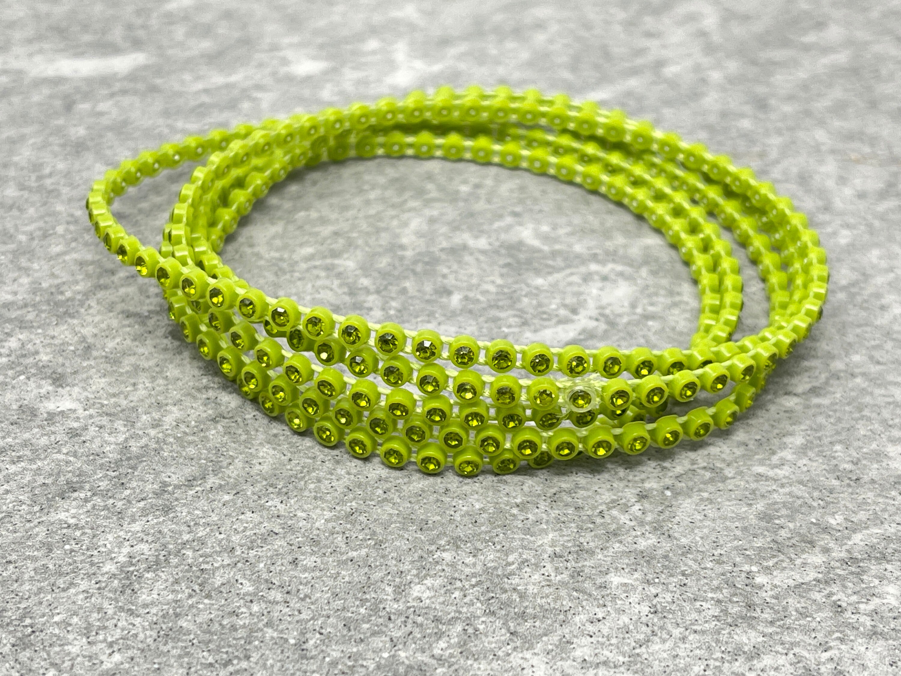 SS6 Rhinestone Banding SS6 Olive Green Green Clear Crystal - Etsy Singapore